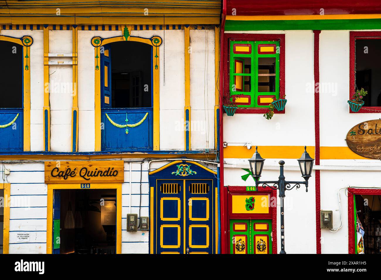 Salento landmarks, Colombia Stock Photo - Alamy