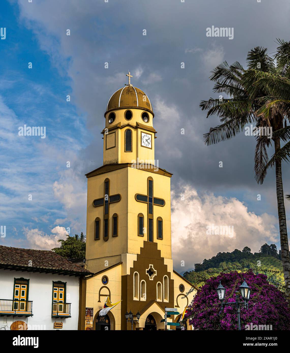 Salento landmarks, Colombia Stock Photo - Alamy