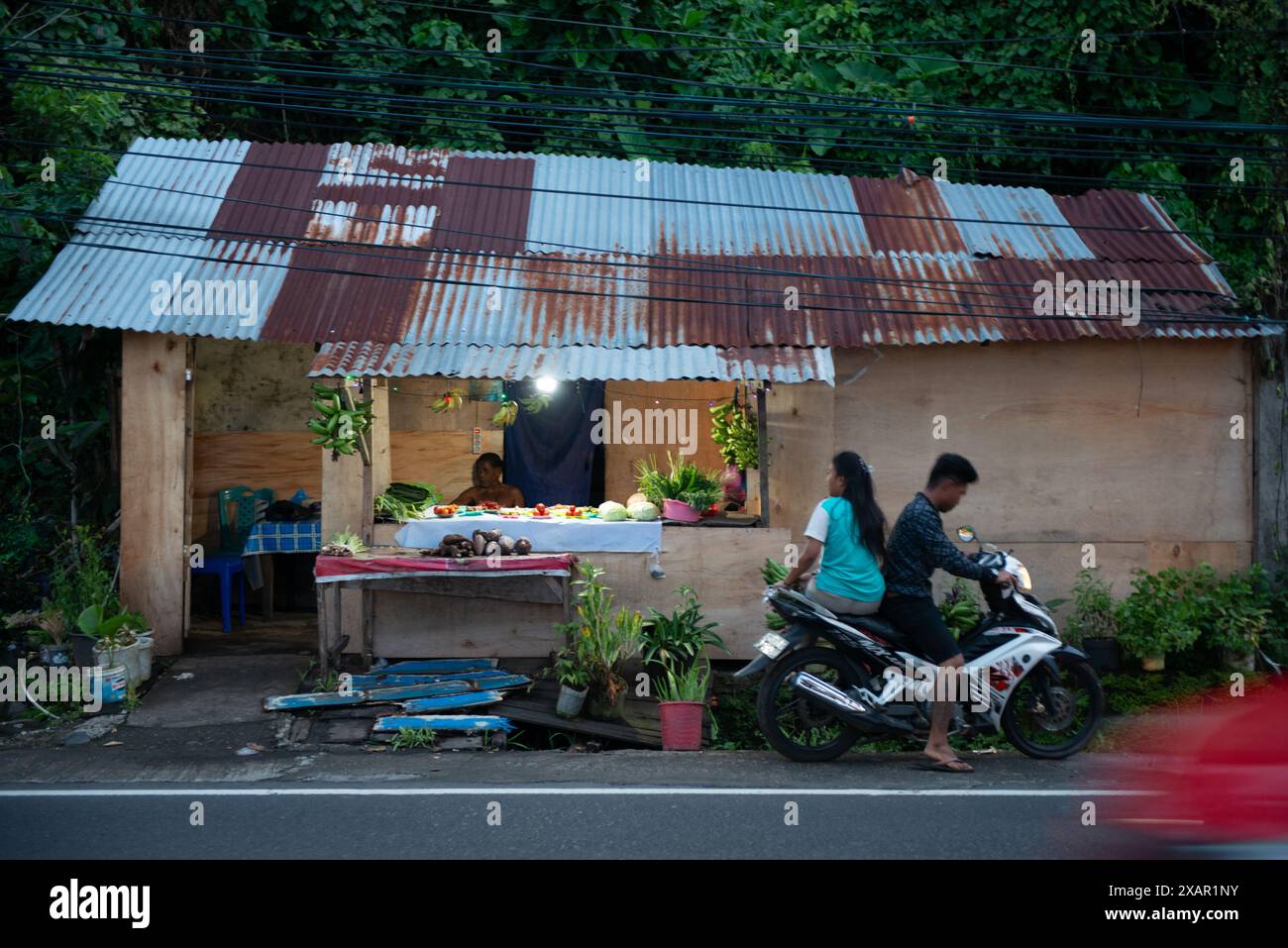 Manado street markets Stock Photo - Alamy