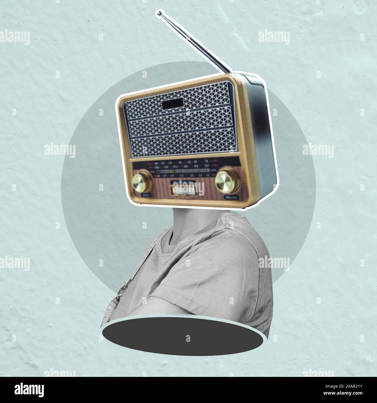 Radio station microphone illustration hi-res stock photography and ...