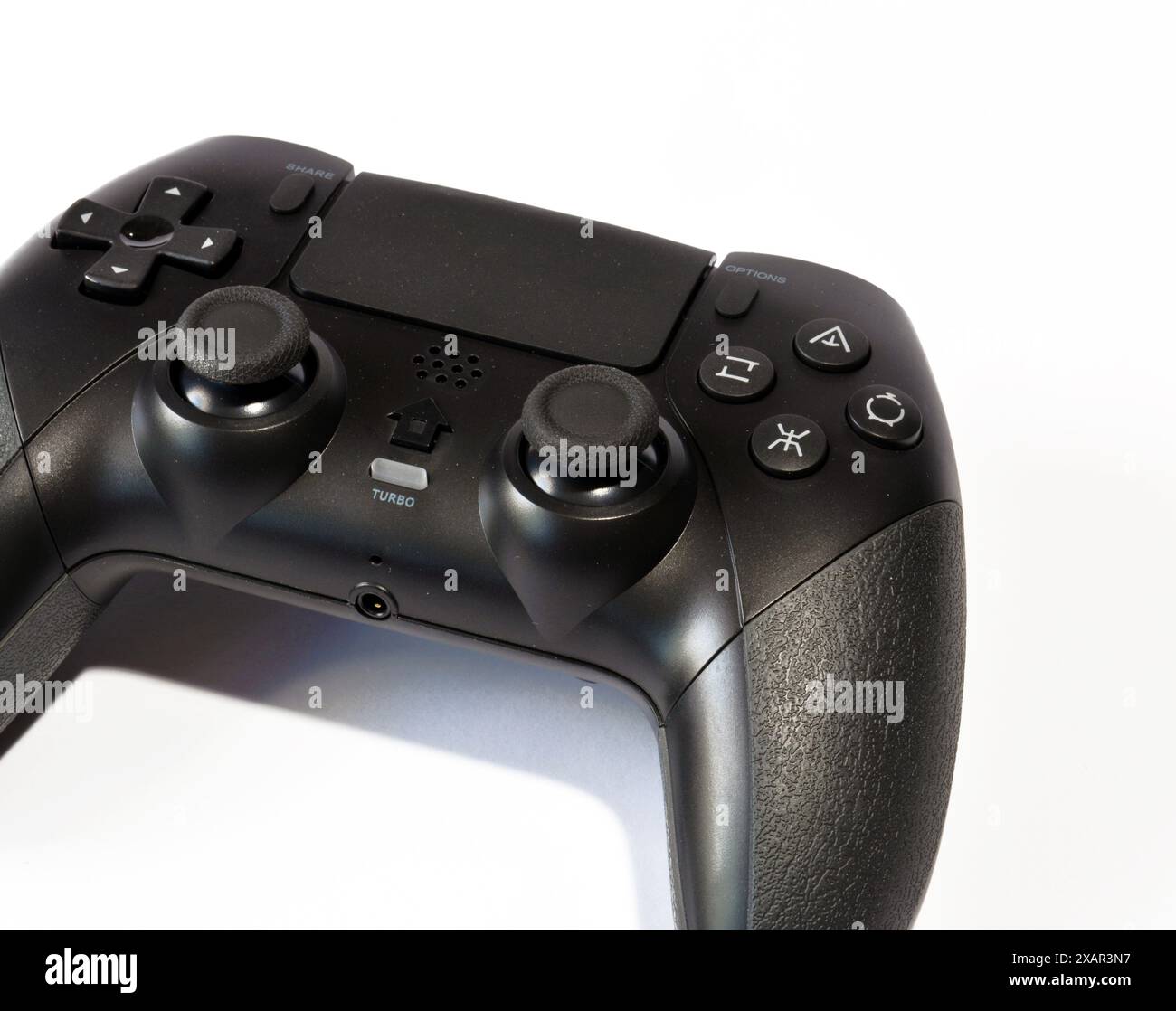 Black Dual Shock Wireless Controller Stock Photo - Alamy