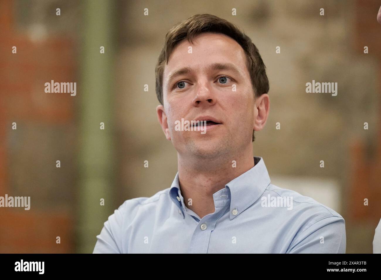 Fine Gael candidate for the Pembrook ward James Geoghegan at the Royal ...