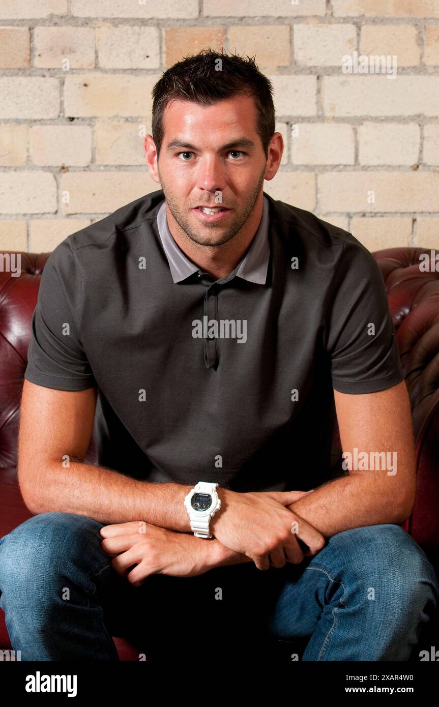 Welsh international and Celtic footballer Joe Ledley Stock Photo - Alamy