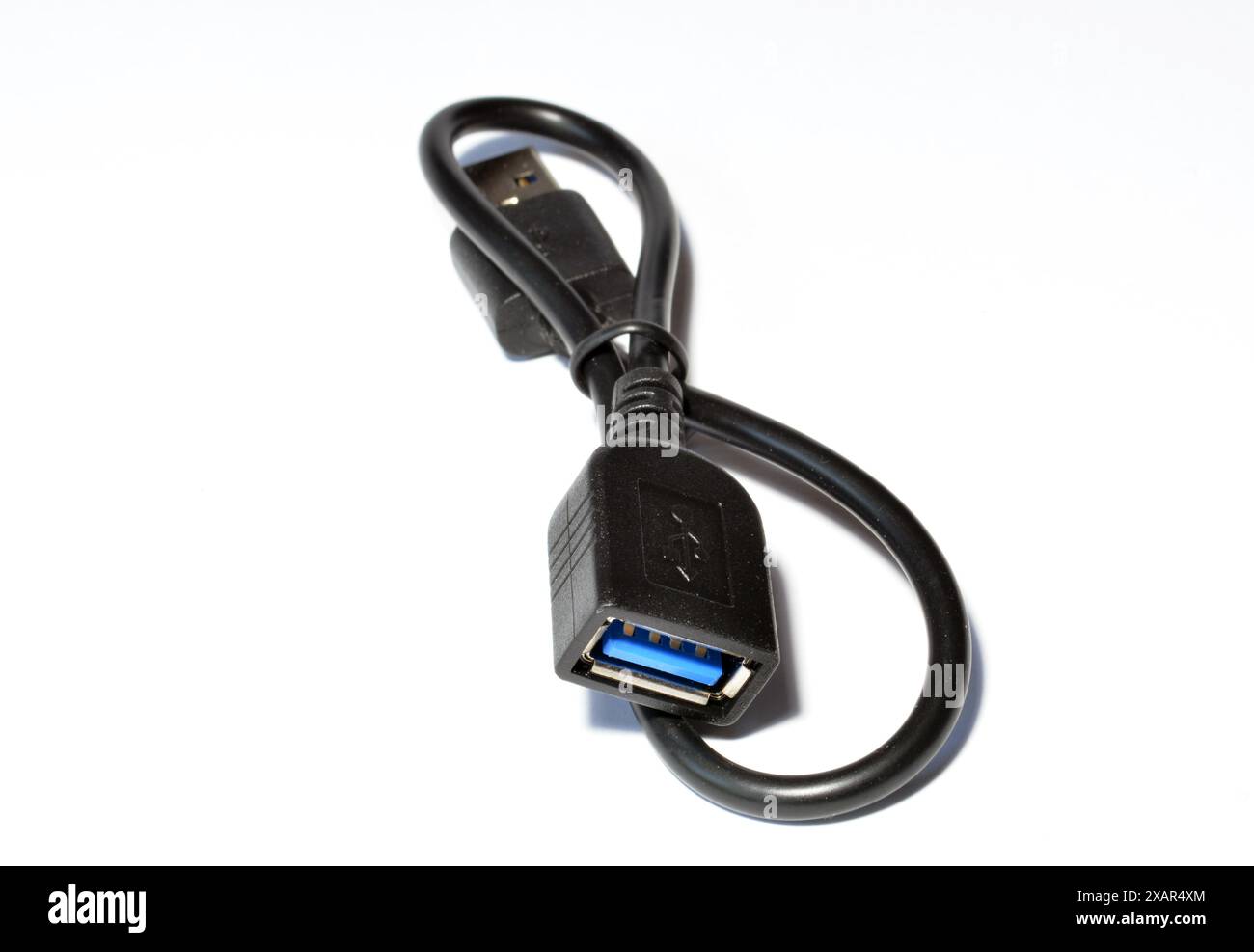 Connection cables computer mobile Cut Out Stock Images & Pictures - Alamy