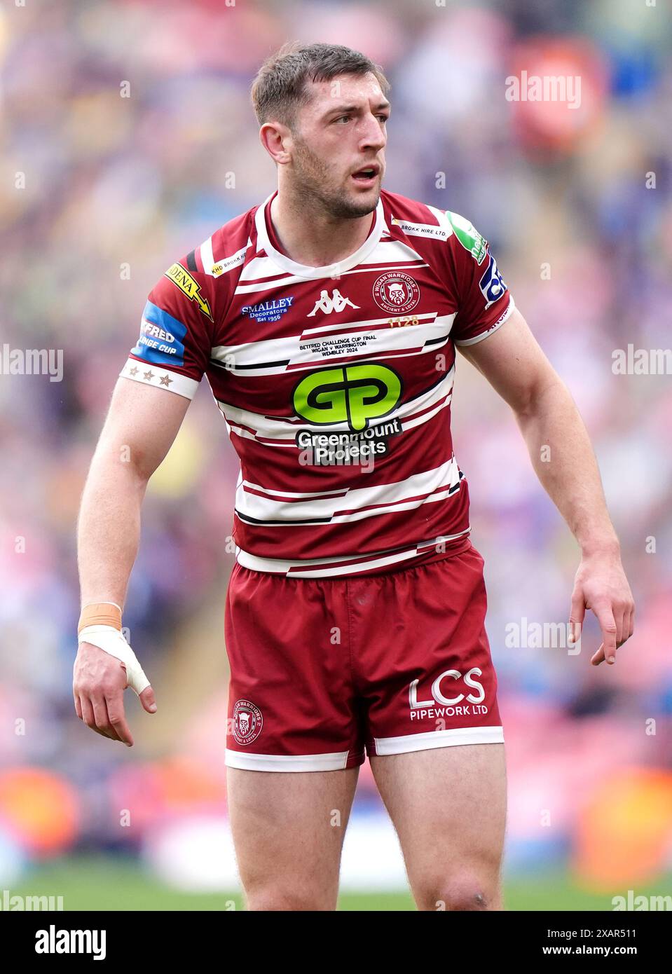 Wigan Warriors' Jake Wardle during the Betfred Challenge Cup final at ...