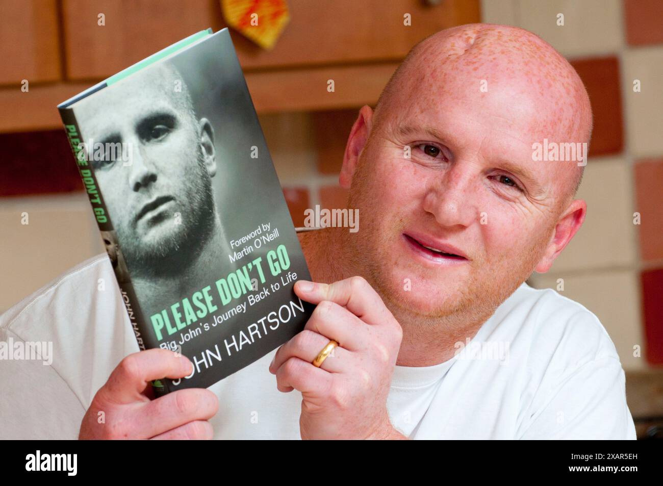 Former Welsh professional footballer turned TV pundit John Hartson with ...