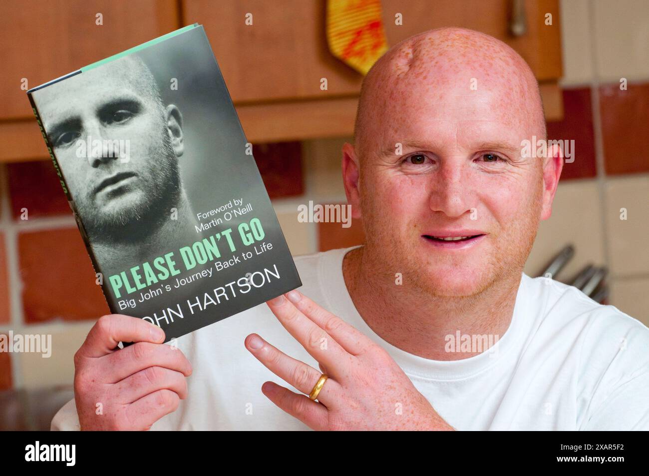 Former Welsh professional footballer turned TV pundit John Hartson with ...