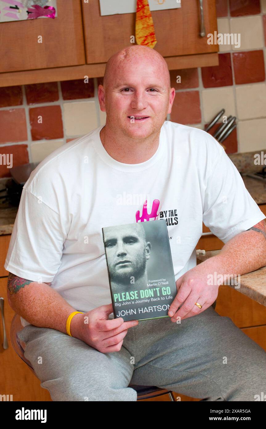 Former Welsh professional footballer turned TV pundit John Hartson with ...