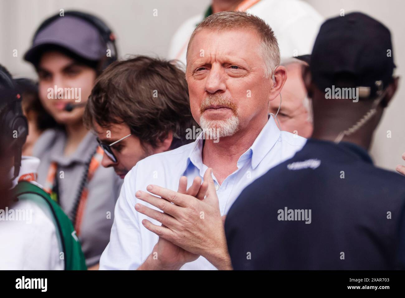 Paris, France. 8th June, 2024. Boris Becker at the 2024 French Open ...
