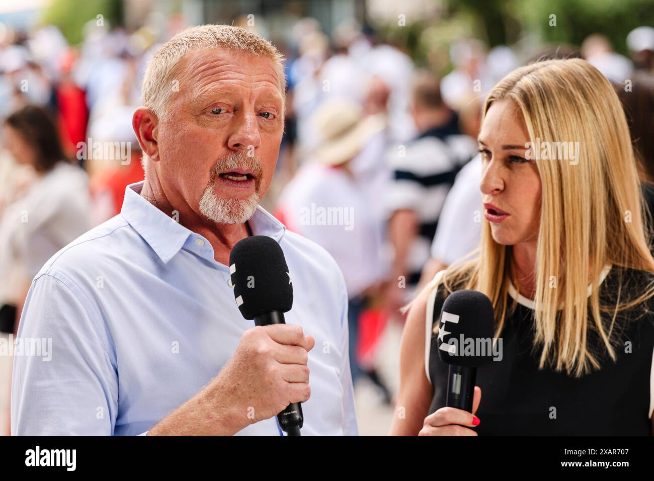 Paris, France. 8th June, 2024. Boris Becker at the 2024 French Open ...