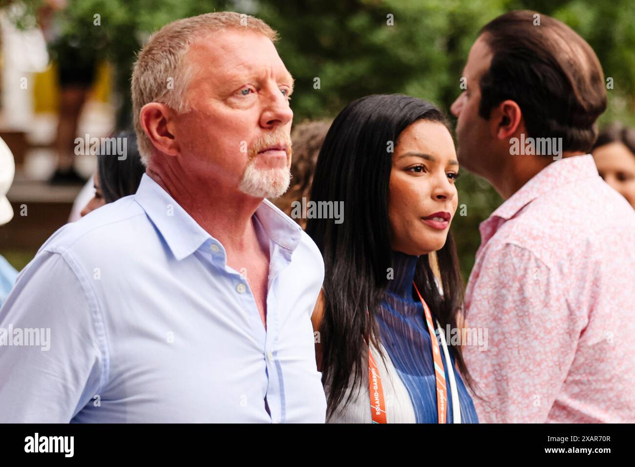 Paris, France. 8th June, 2024. Lilian Monteiro and Boris Becker at the ...