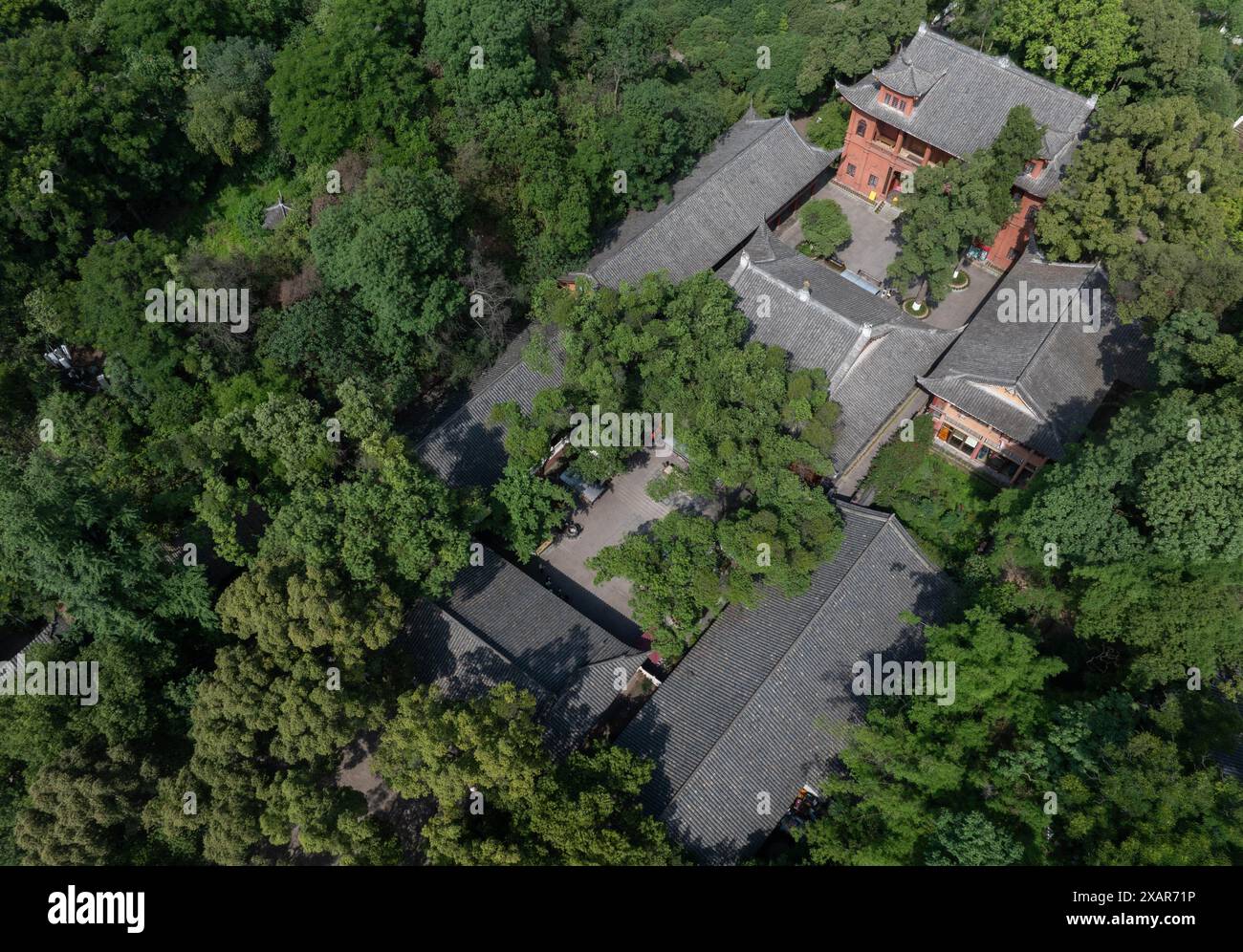 (240608) -- LESHAN, June 8, 2024 (Xinhua) -- This aerial drone photo ...