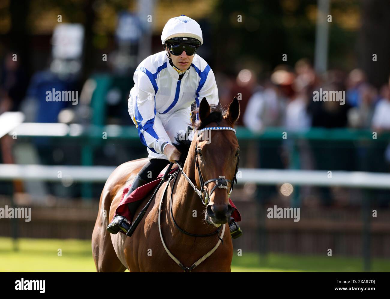 Buccabay and jockey Charles Bishop on Betfred John O'Gaunt Stakes Day ...