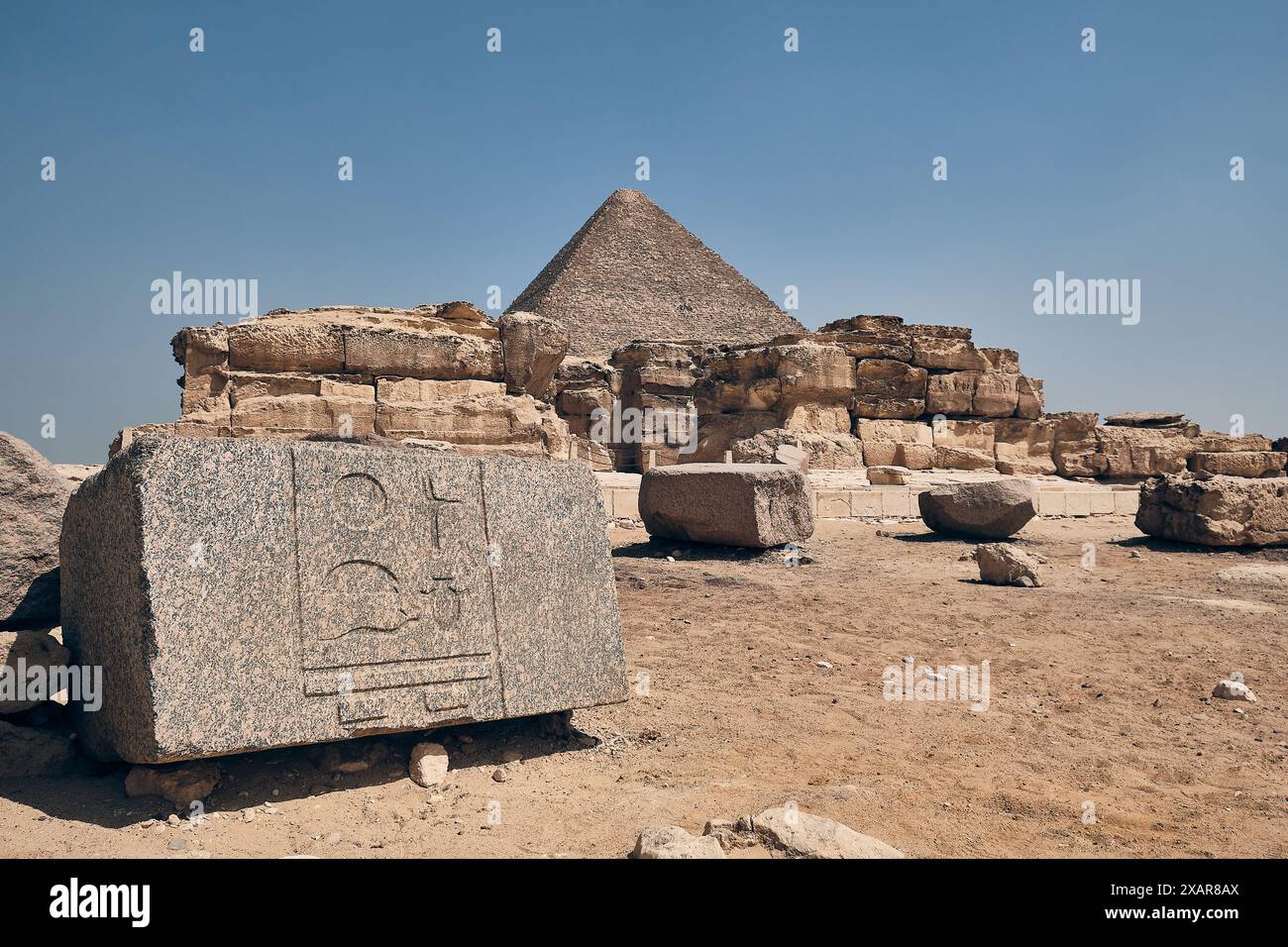 Pyramid of Cheops Stock Photo - Alamy