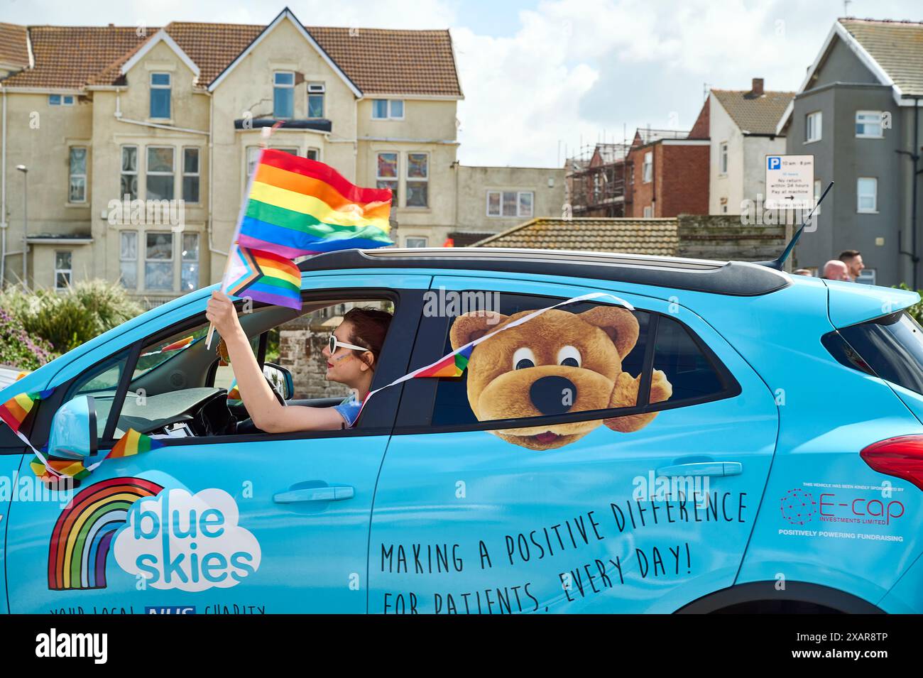 Pride parade along Blackpool Promenade 2024 Stock Photo - Alamy