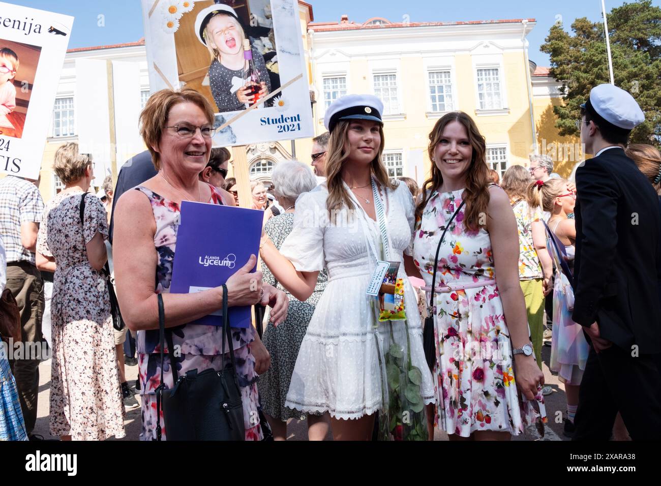 GRADUATION CELEBRATION, ÅLAND, FINLAND: It's a chaotic scene of ...