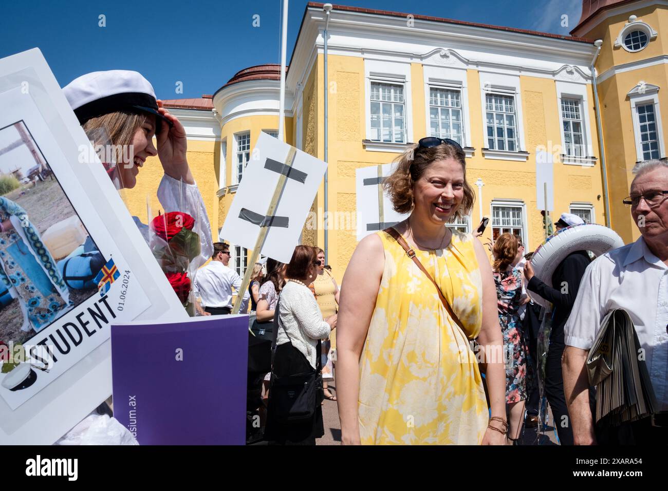 GRADUATION CELEBRATION, ÅLAND, FINLAND: It's a chaotic scene of ...