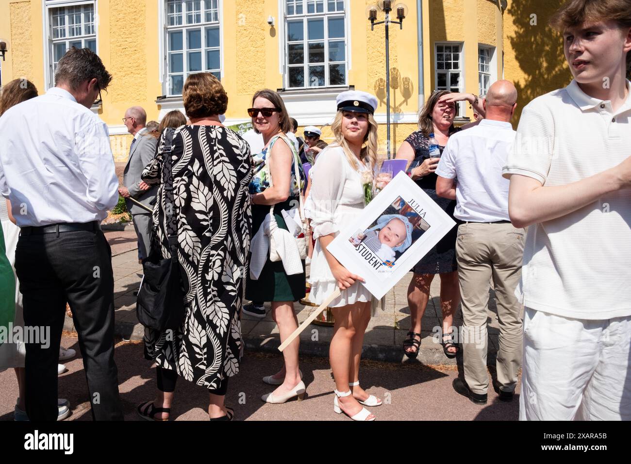 GRADUATION CELEBRATION, ÅLAND, FINLAND: It's a chaotic scene of ...