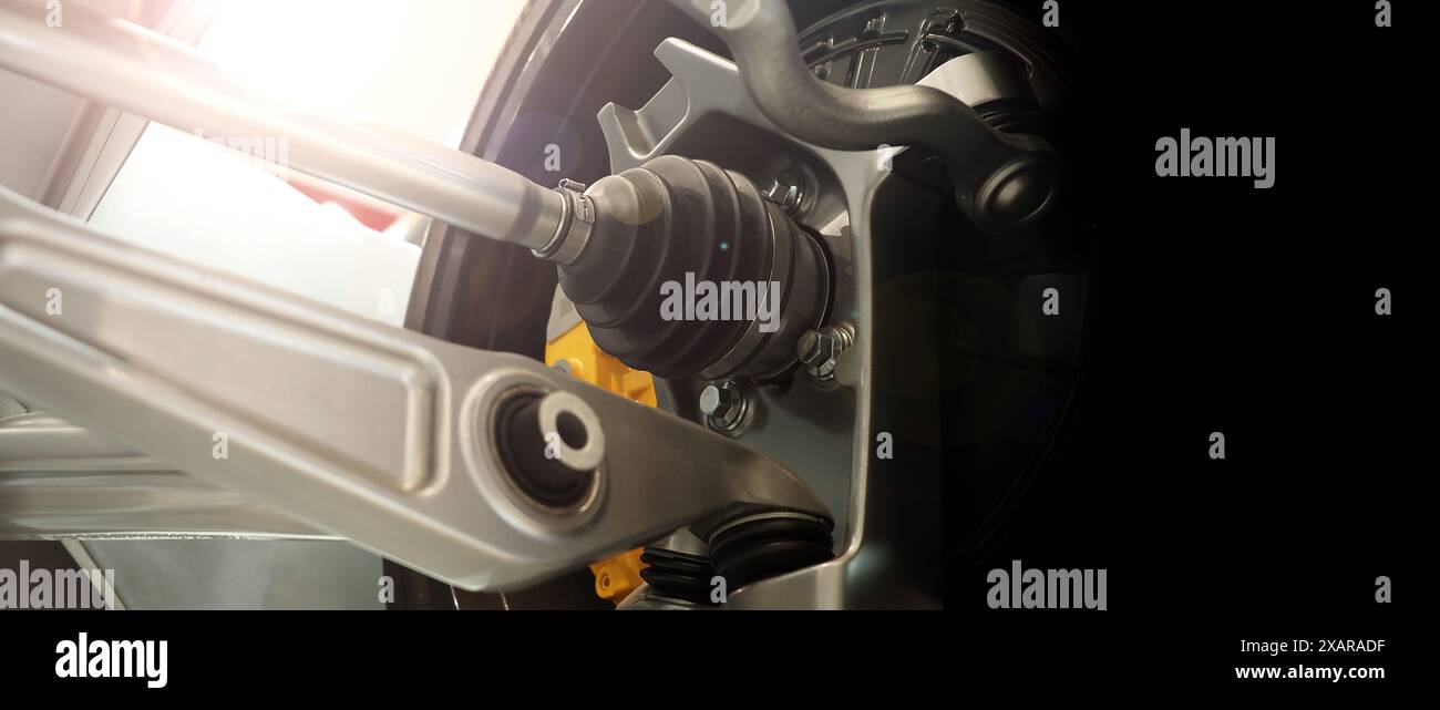 Car suspension. Technical images of structure of car spare parts. Such ...