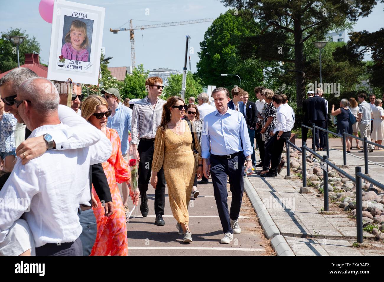 GRADUATION CELEBRATION, ÅLAND, FINLAND: It's a chaotic scene of ...