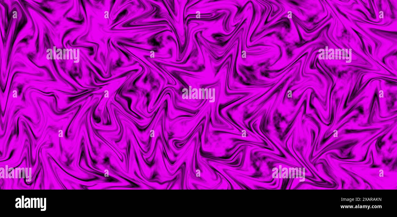 Illustration of vivid purple and black spreading liquid pattern Stock ...