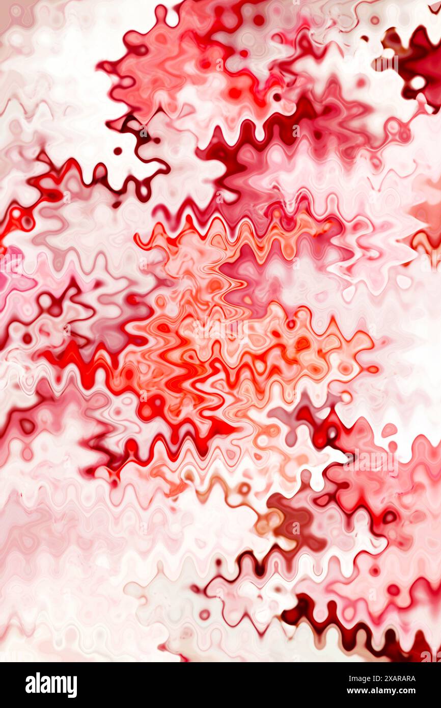 Illustration of spreading water texture on glass surface in gradient ...