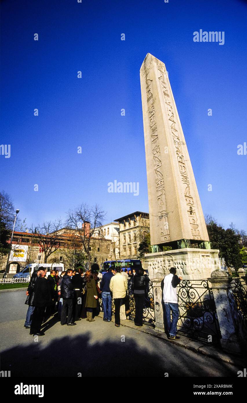 Obelisk of Theodosius (1450a.c.). Gardens and Hypodrome Esplanade ...