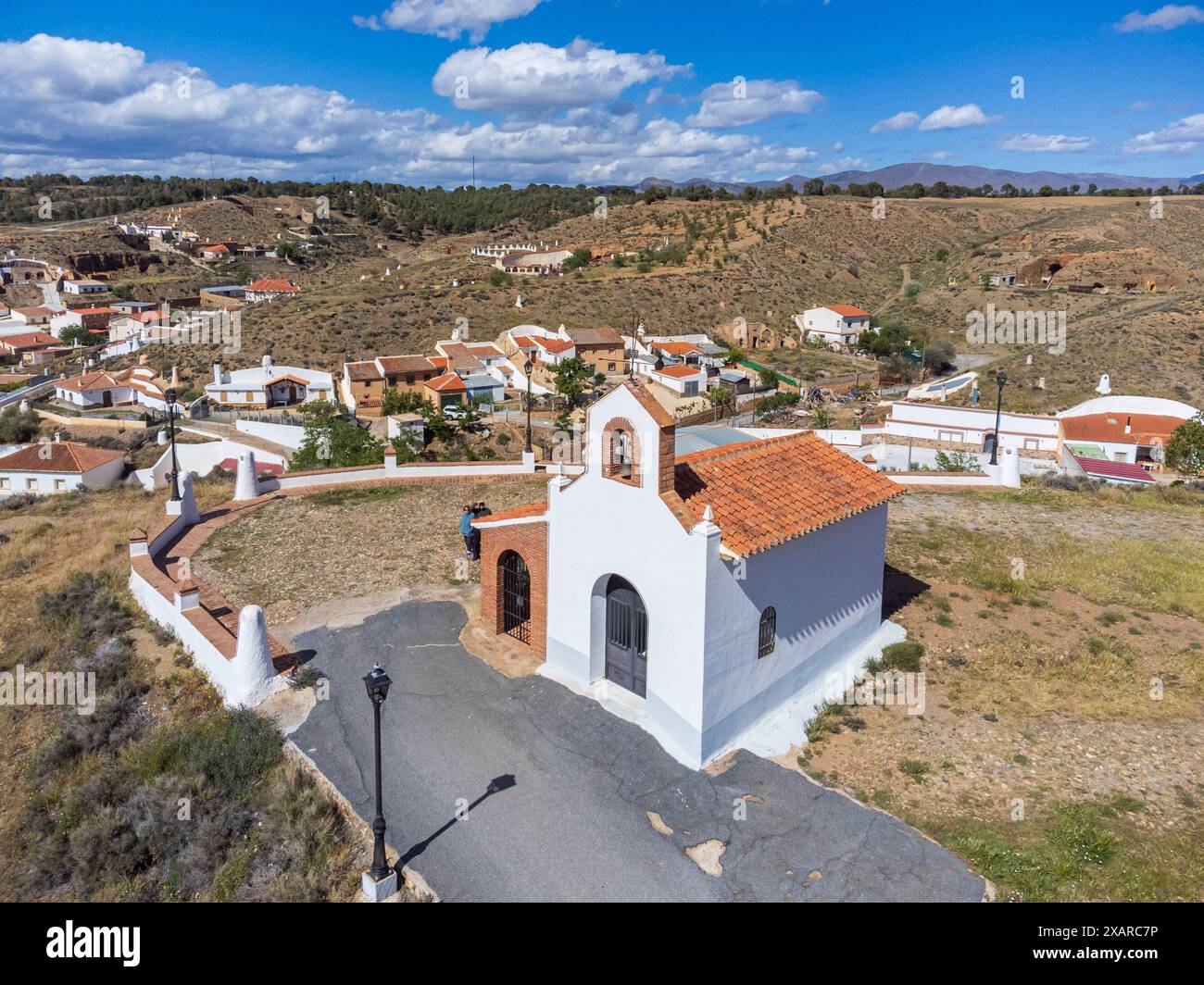 hermitage, Alcudia de Guadix, Zalabí Valley, Granada Geopark, UNESCO ...