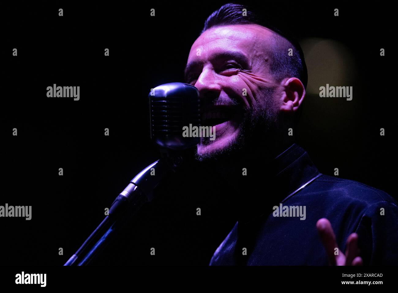 Ankara, Turkey. 13th Aug, 2022. Portraits of singer Cem Adrian while he ...