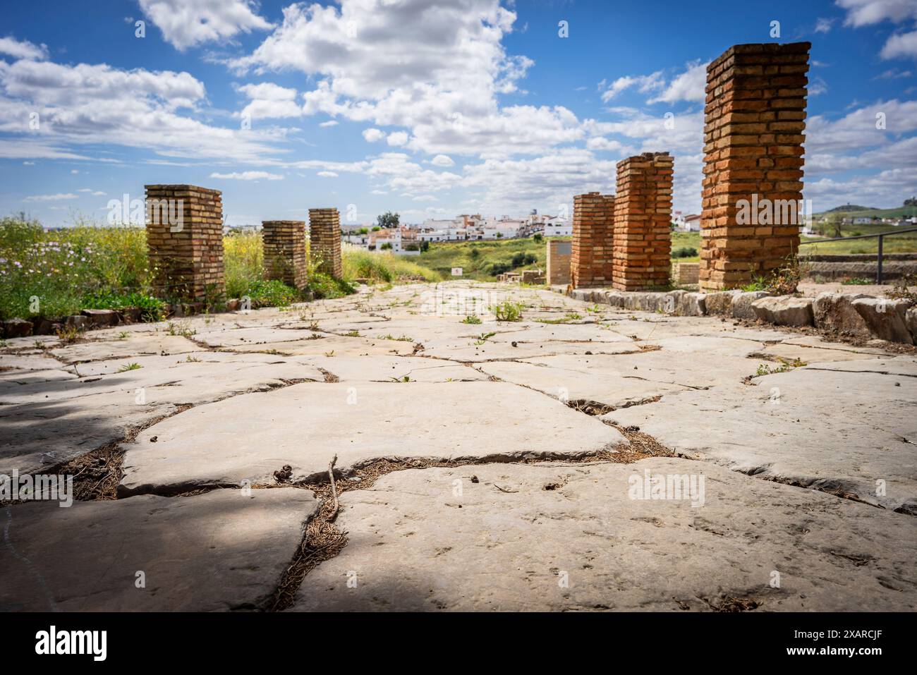 Italica, Roman road in Cañada Honda, ancient Roman city, 206 BC ...
