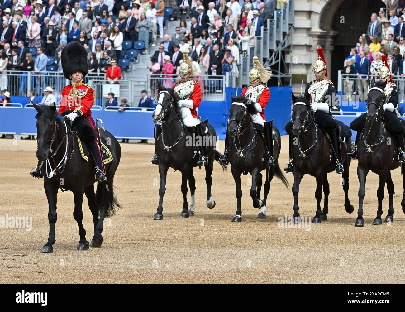 London, UK. 08th June, 2024. The Brigade Major Lieutenant Colonel James ...