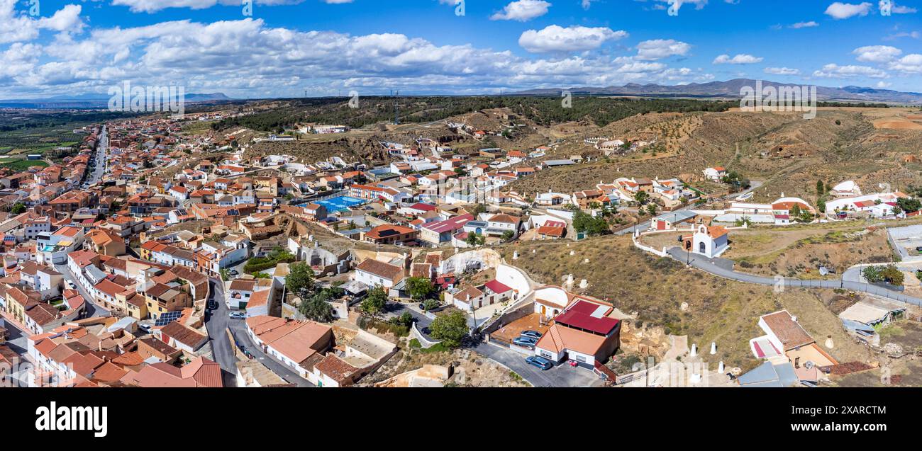 troglodyte houses, Alcudia de Guadix, Zalabí Valley, Granada Geopark ...