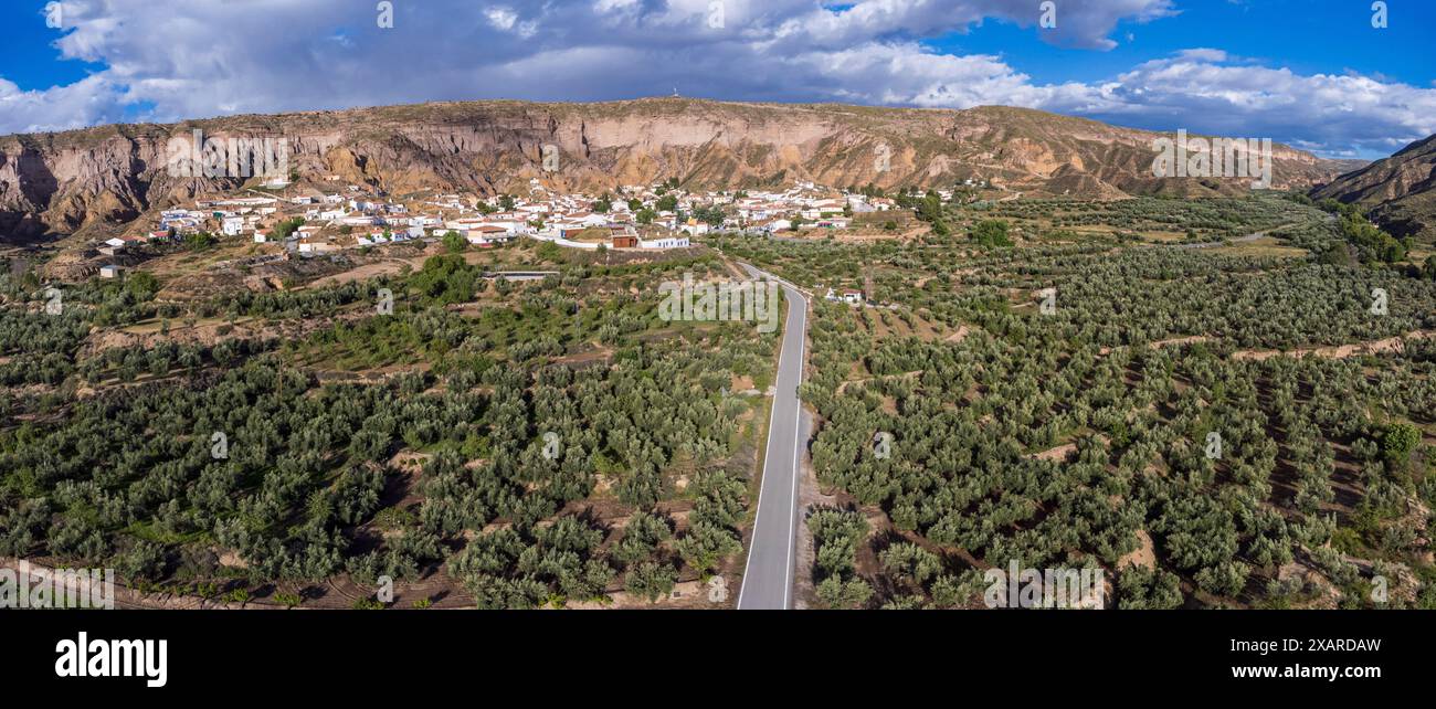 Gorafe, Gor river valley, Guadix region, Granada Geopark, Granada ...