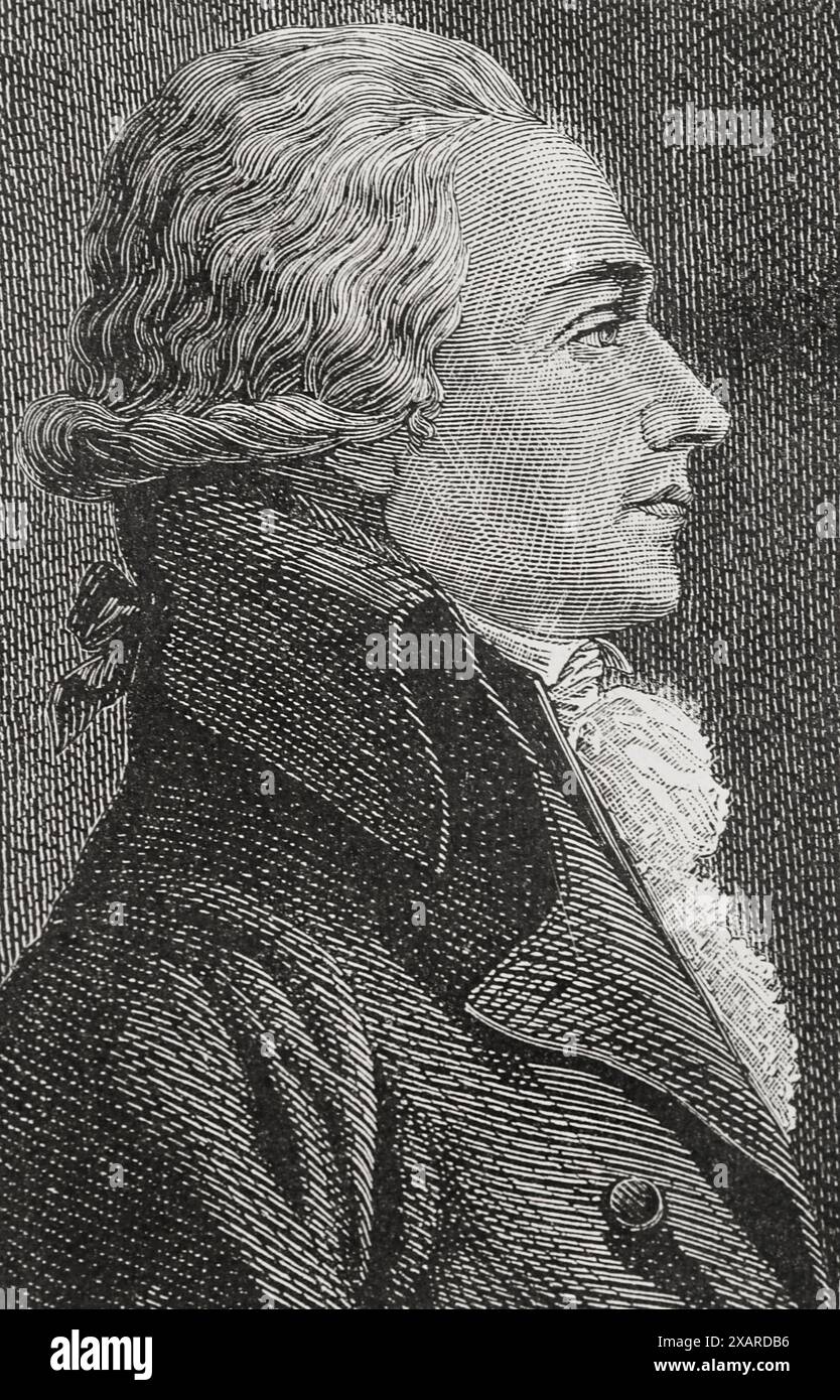 Louis-Marie Stanislas Fréron (1754-1802). French politician, journalist ...