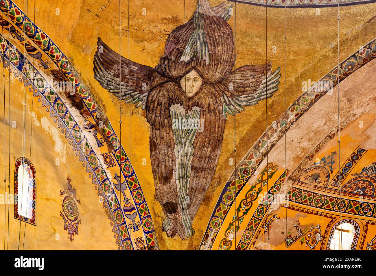 Angel Seraphim, Santa Sofia, Church of Holy Wisdom, 6th century ...