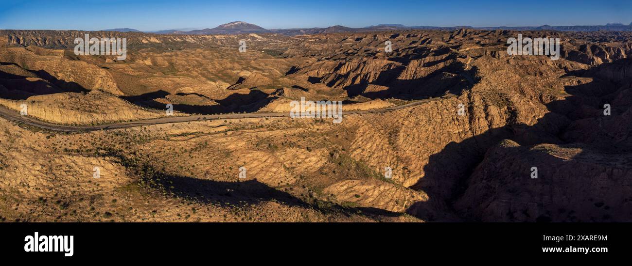 dirt track to "Los Coloraos", Gorafe desert,, Guadix Basin, Granada ...