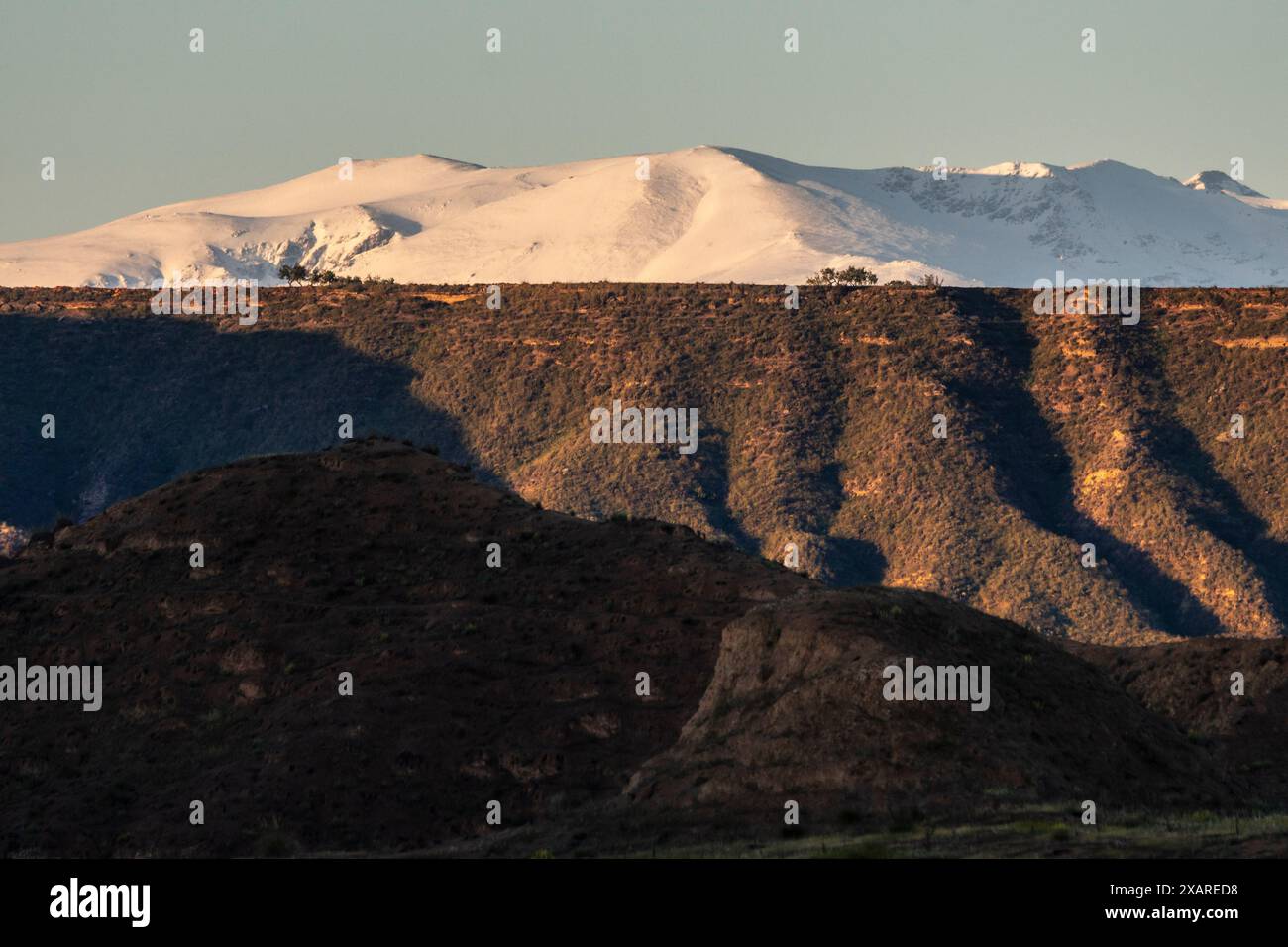 Las Majadillas, Gorafe desert, Gor river valley, Sierra Nevada in the ...