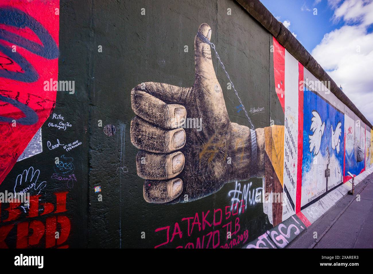 Berlin Wall - Berliner Mauer-, Berlin, Germany, Europe Stock Photo - Alamy