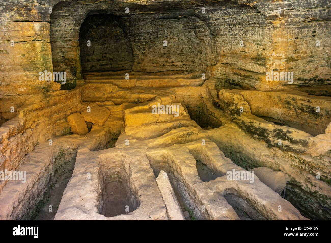necropolis of Urso, the Caves of Osuna, Osuna, province of Seville ...