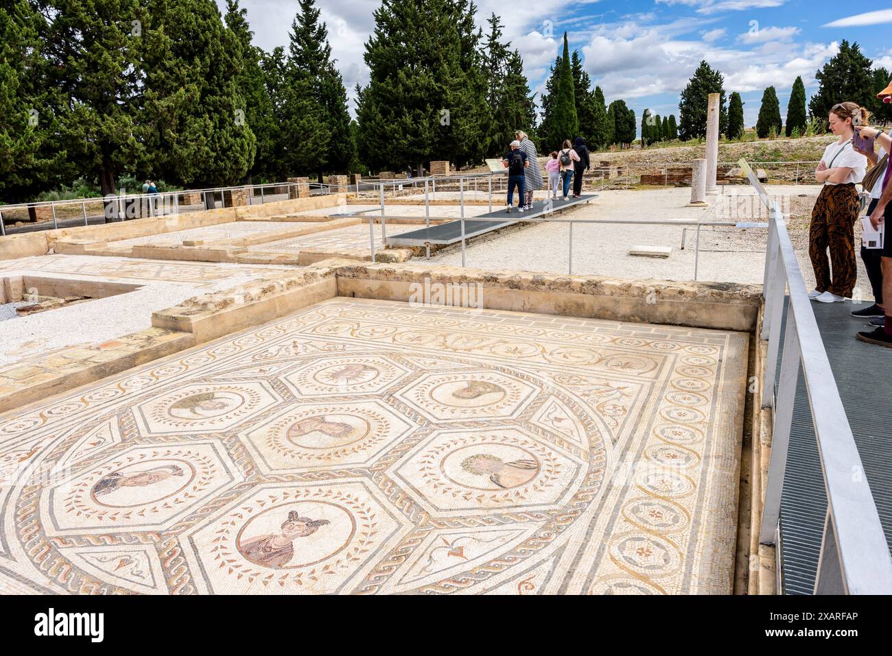 Italica, planetarium house, ancient Roman city, 206 BC., Andalusia ...