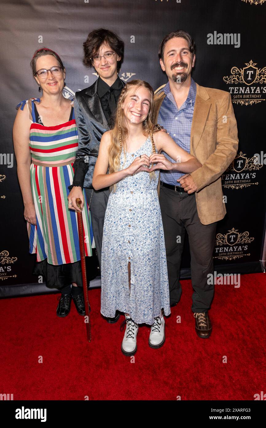 Los Angeles, USA. 07th June, 2024. Das Family attends Tenaya's 50th ...
