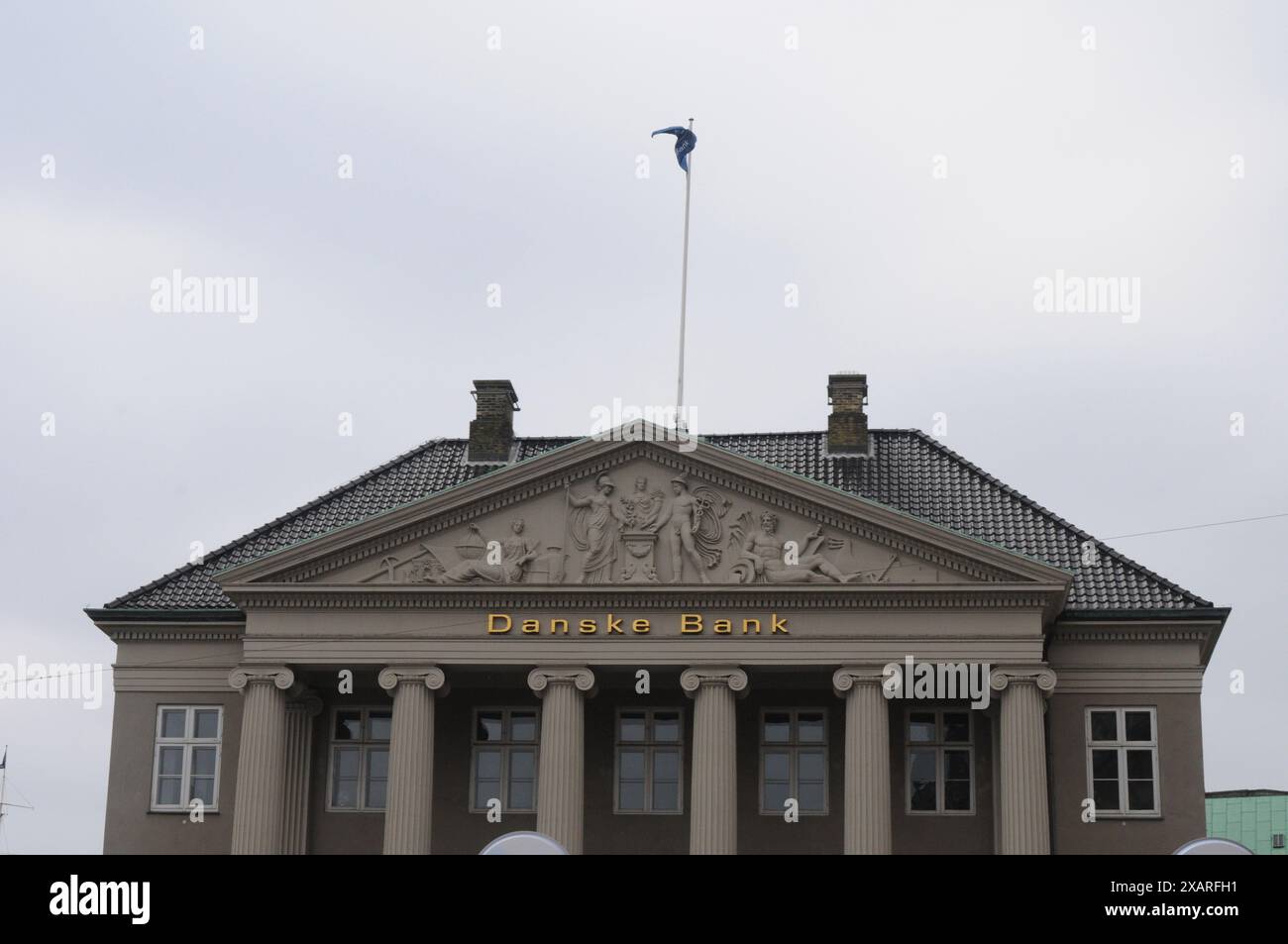 Copenhagen/ Denmark/08 JUNE 2024/Danske bank building at konegsn nytorv ...