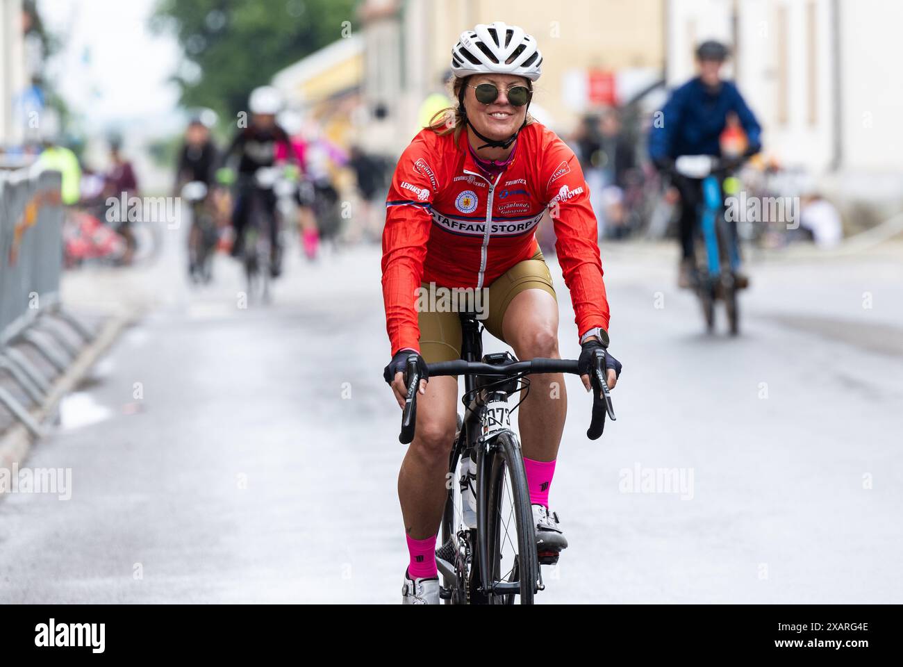 Skänninge, Sweden. 8th, June, 2024. Tjejvättern which are part of the cycling week which ...