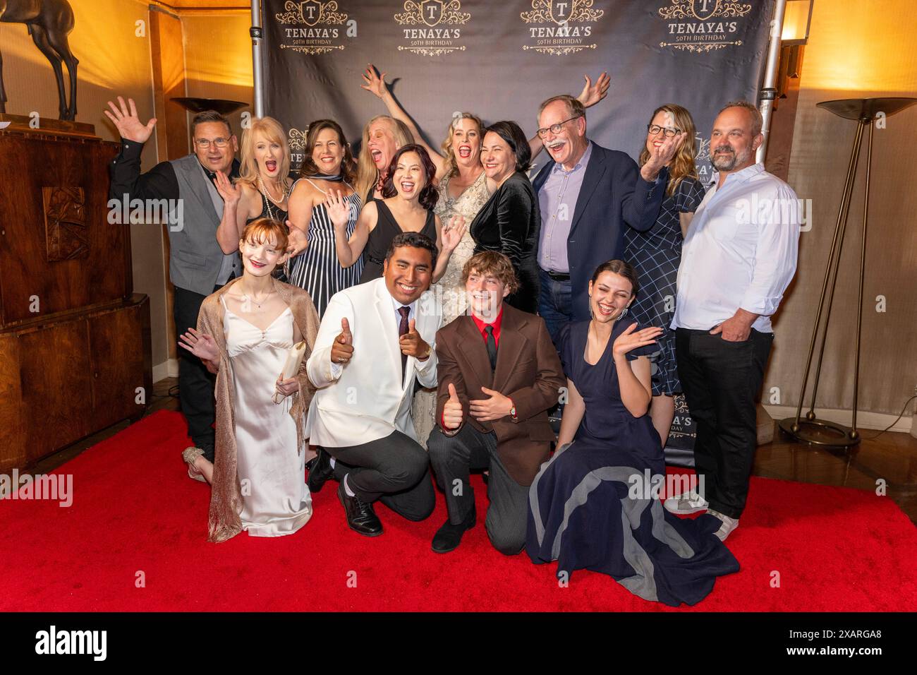 Los Angeles, USA. 07th June, 2024. Tenaya Wallace with friends and ...
