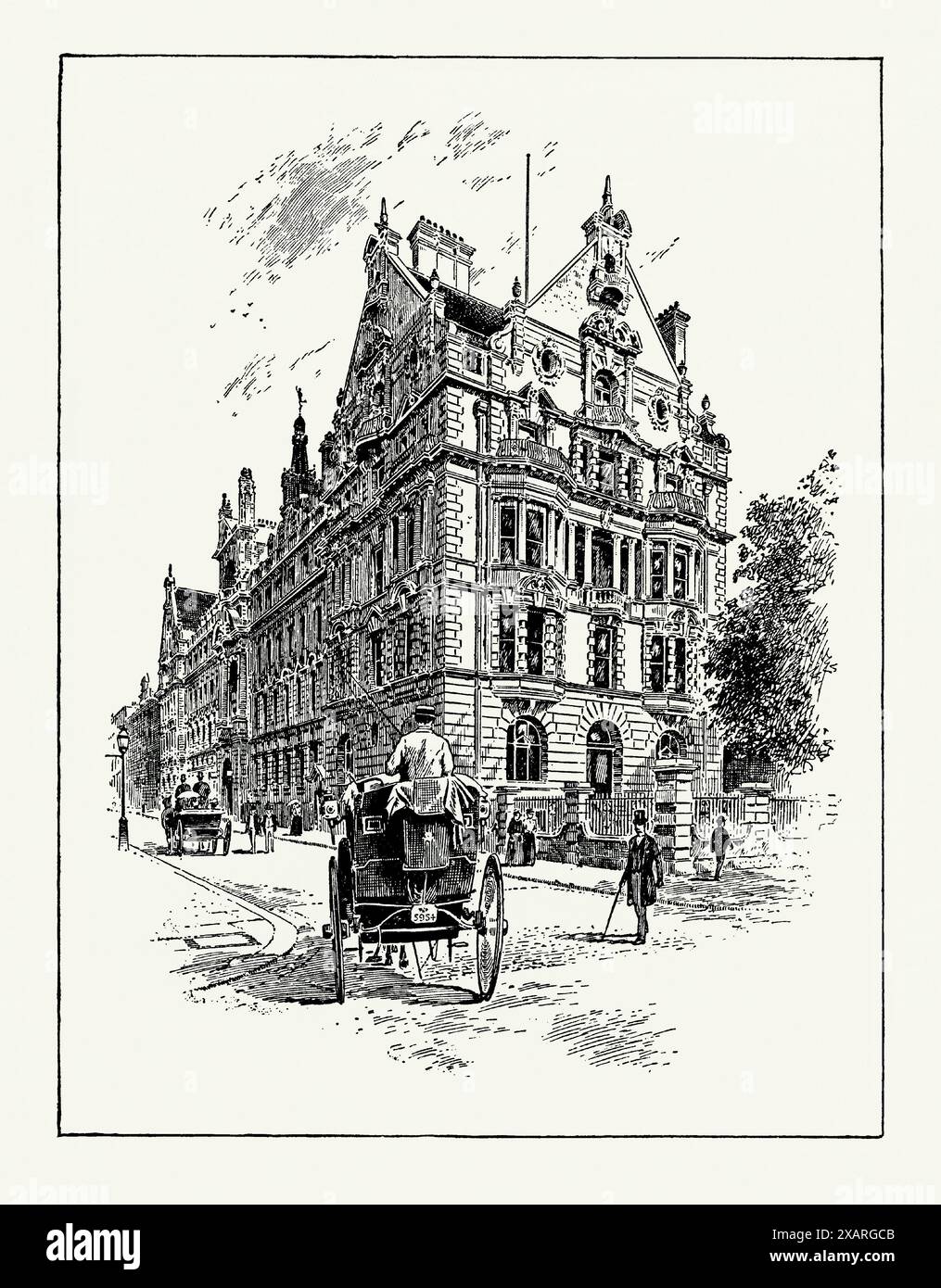 19th century london embankment hi-res stock photography and images - Alamy