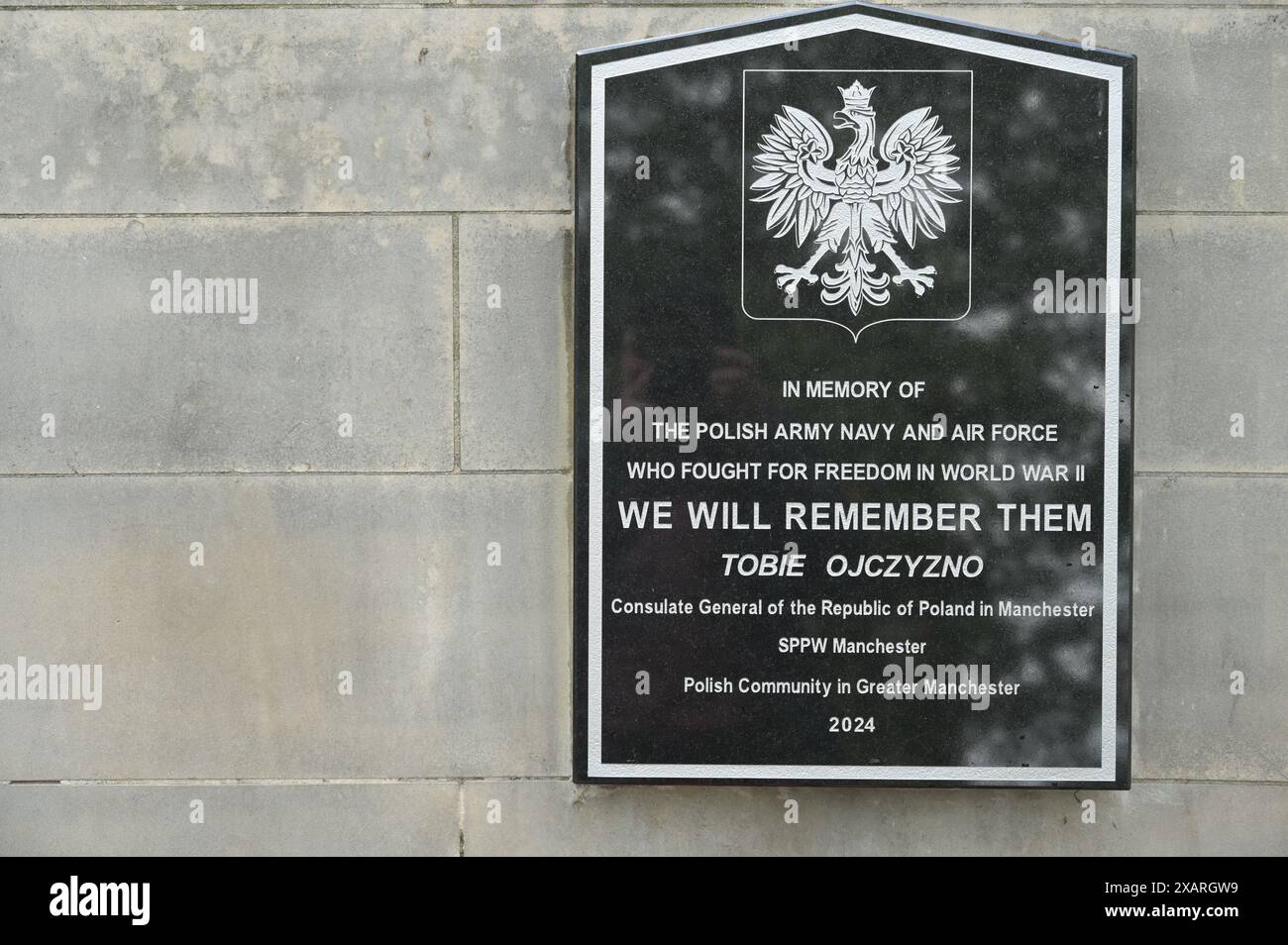 Polish War Memorial Stock Photo - Alamy