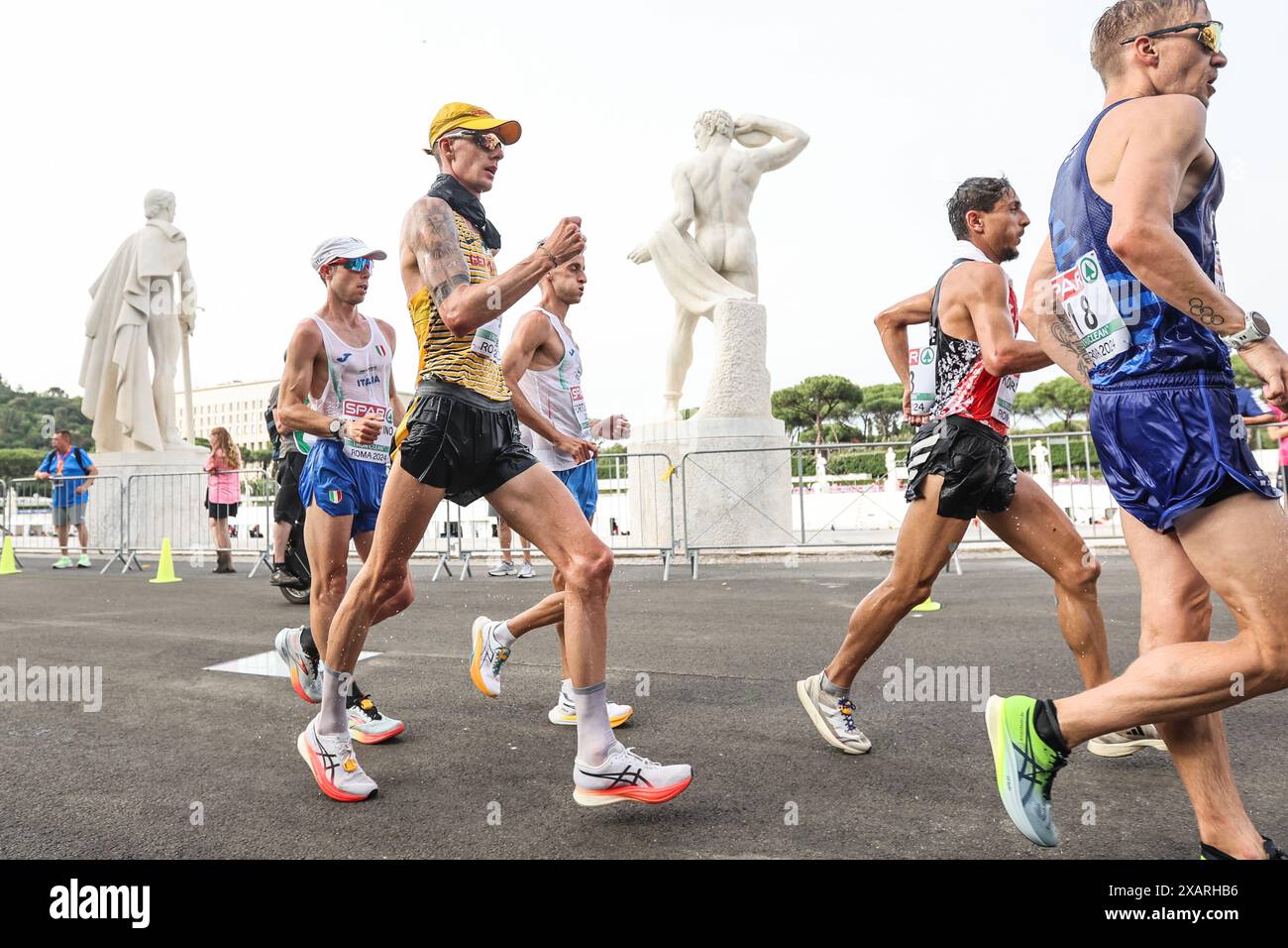 08 June 2024, Italy, Rom: Athletics: European Championships, 20km ...