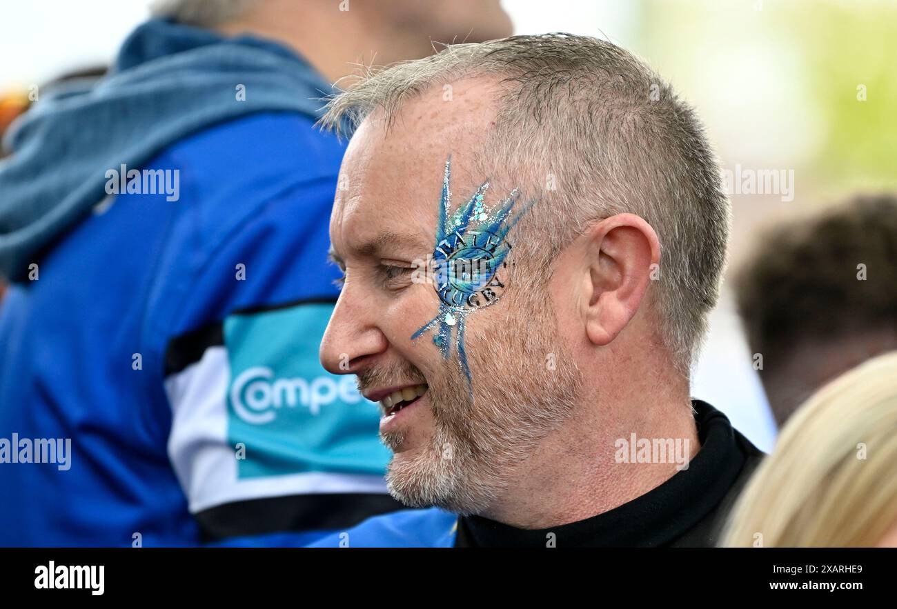 Sport rugby union face paint hi-res stock photography and images - Alamy