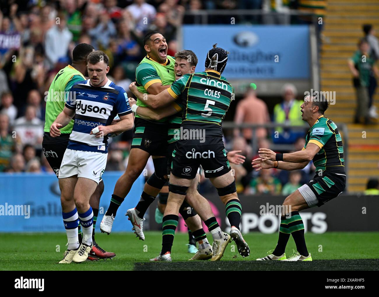 Twickenham, United Kingdom. 08th June, 2024. Gallagher Premiership ...