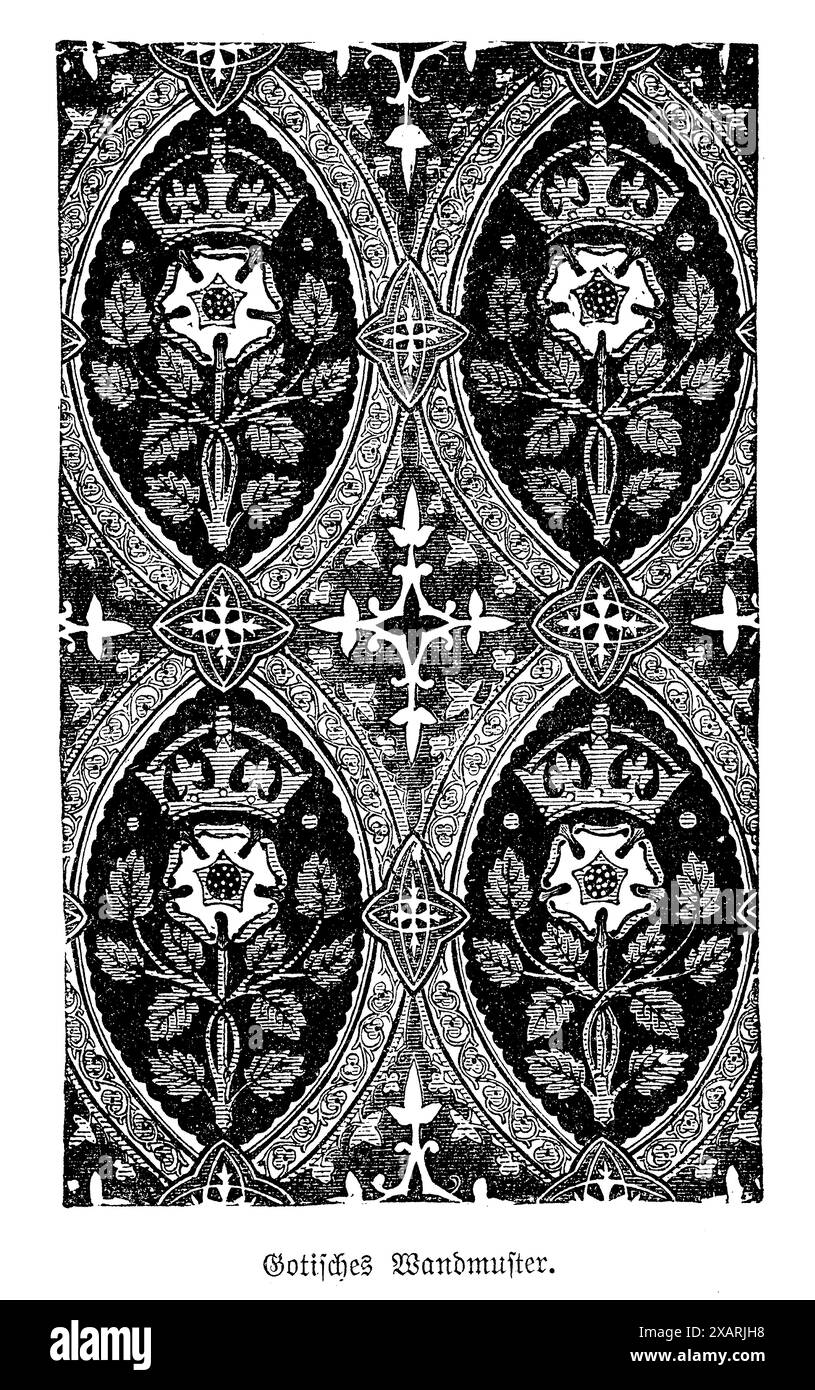 Gothic revival pattern hi-res stock photography and images - Alamy